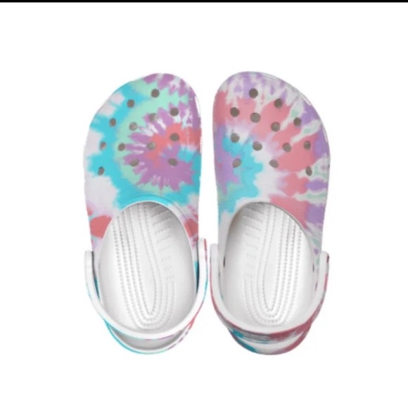 CROCS | Shoes | Tied Dyed Crocs | Poshmark